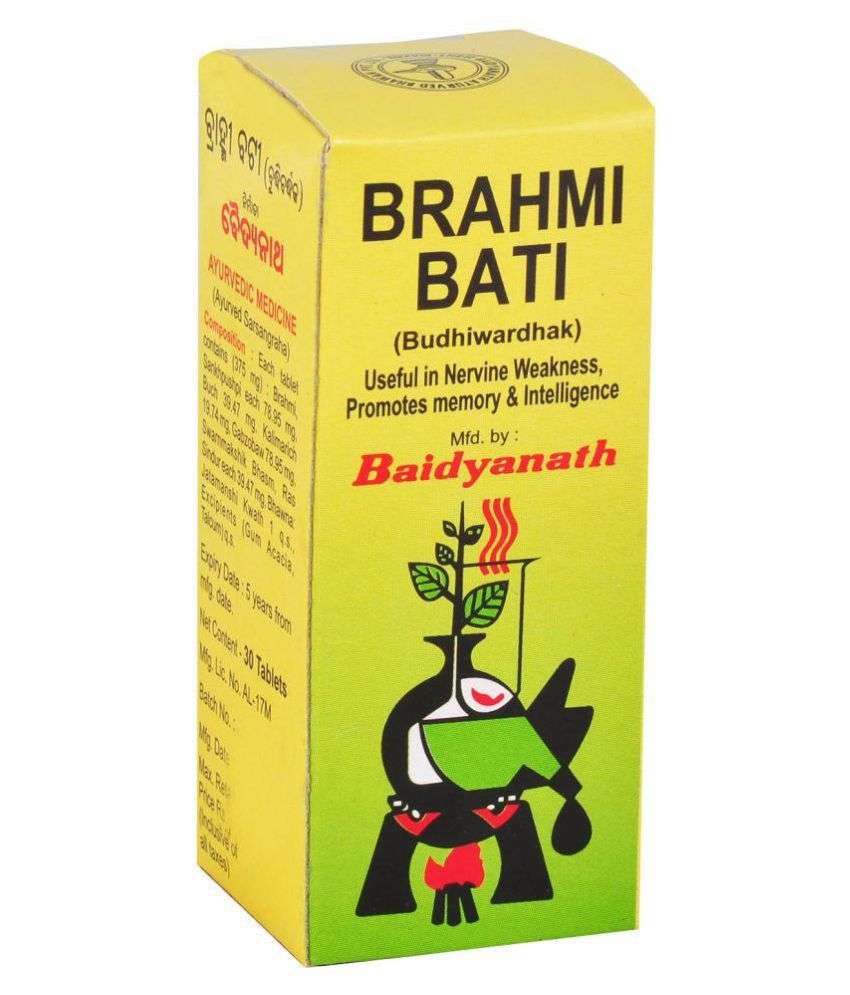 Bramhi Bati (Buddhi Wardhak) 30 comprimés Baidhyanath – Ganesh Ayurveda